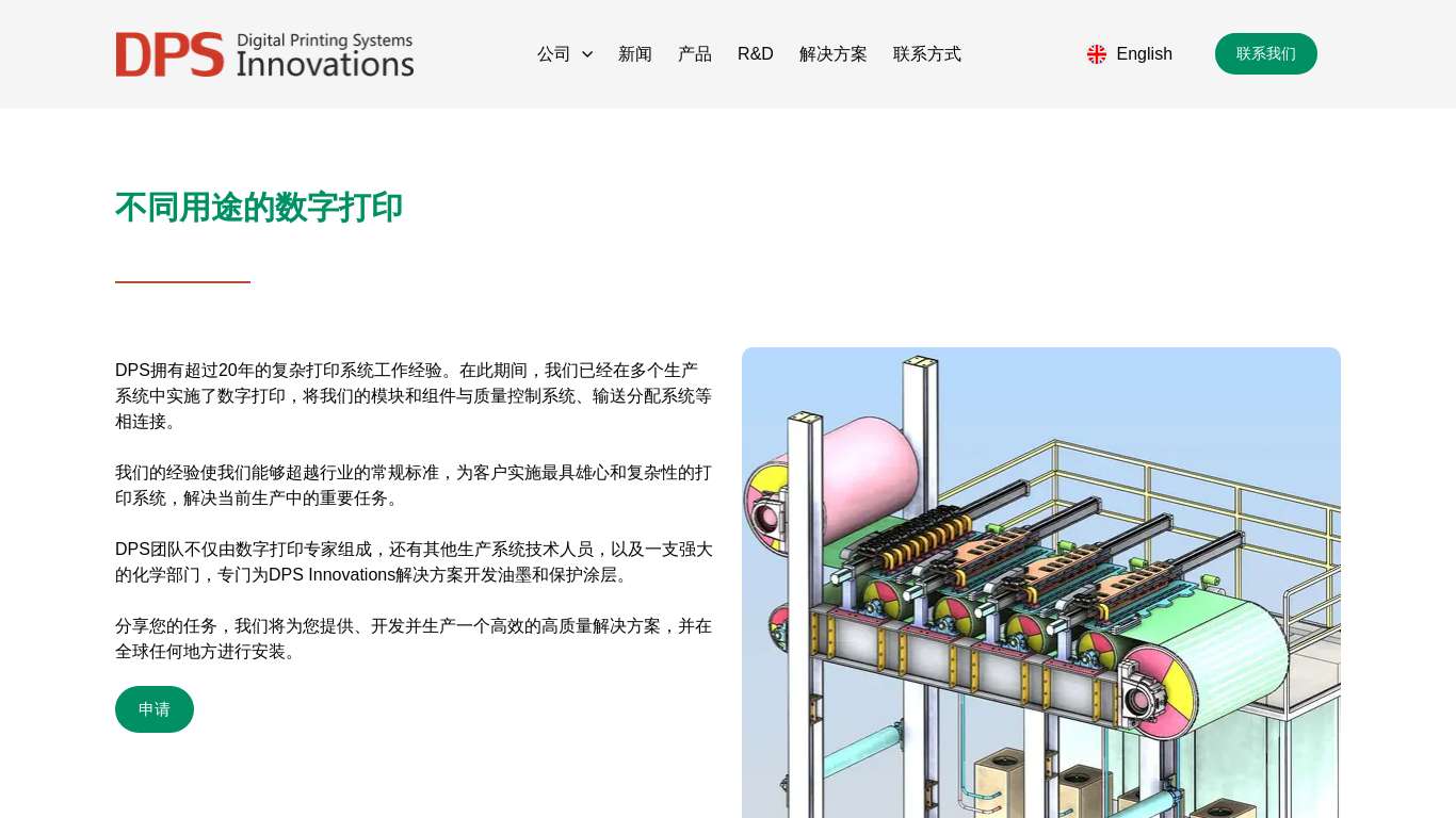 Printing Solutions for different applications | DPS Innovations